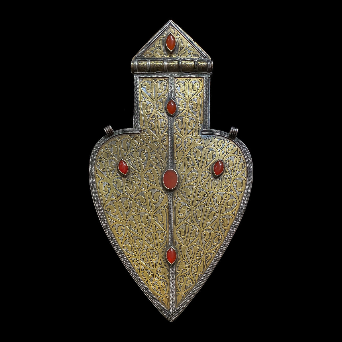 Antique Turkmen Jewelry | Large Turkoman Asyk Pendant | Vintage Ethnic ...